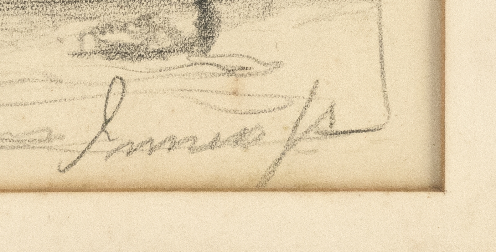 George Inness, Jr. | Sketch of a figure in a landscape | MutualArt