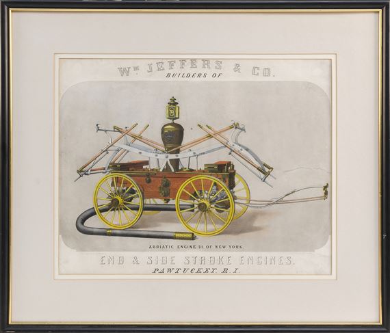 Endicott & Co. | RARE LITHOGRAPH OF FIRE FIGHTING INTEREST Circa 1860 ...