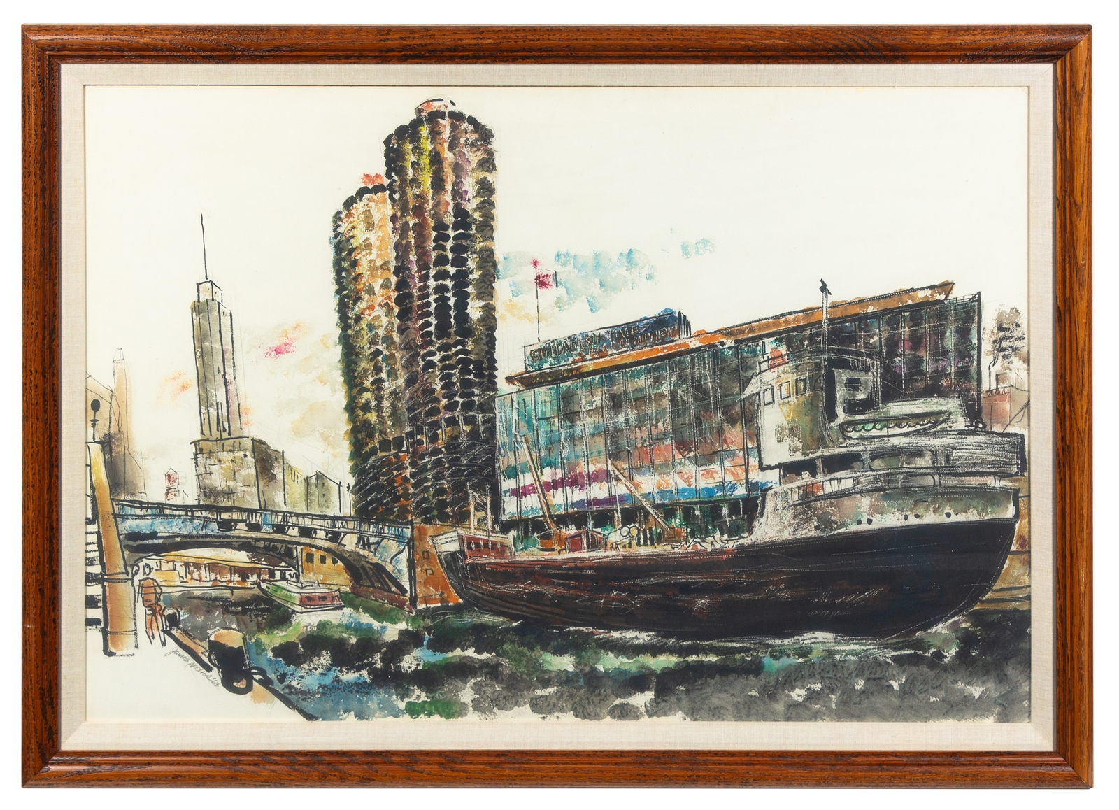 James Axelrod | Untitled (Chicago River) (1963) | MutualArt