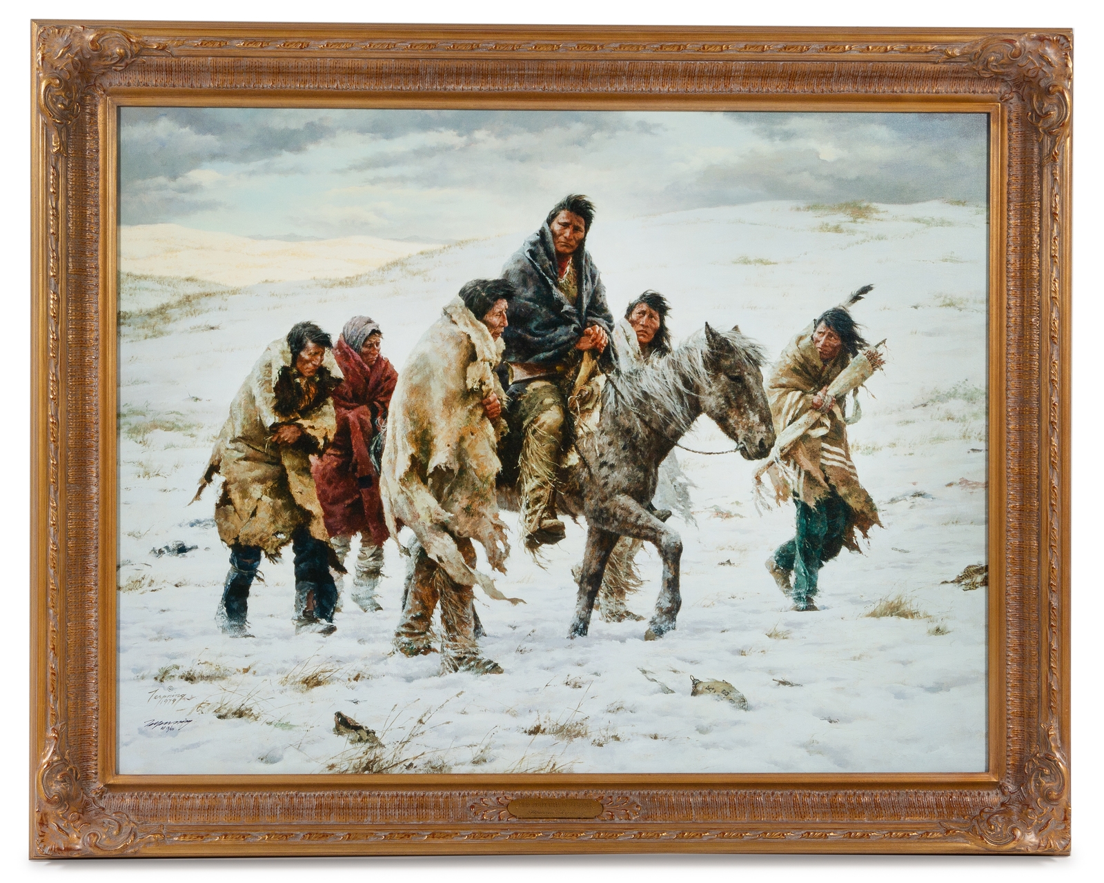 Howard Terpning | Chief Joseph Rides to Surrender (2015) | MutualArt