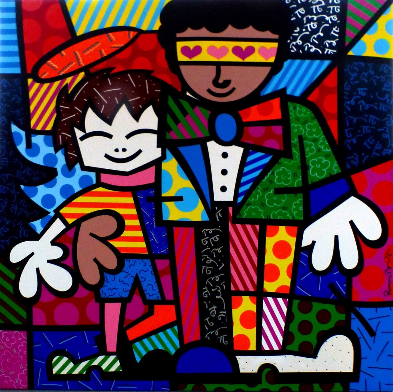 Romero Britto | BRANDON & I (1994) | MutualArt