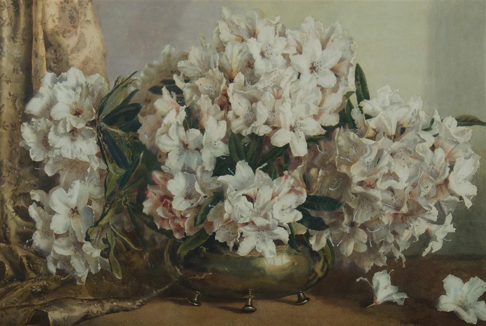 Allan Thomas Bernaldo | Still Life with Azaleas | MutualArt