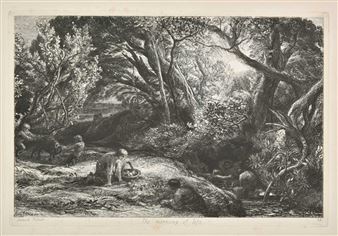Palmer Samuel | The Sleeping Sheppard - Early Morning (1854 - 1857 ...