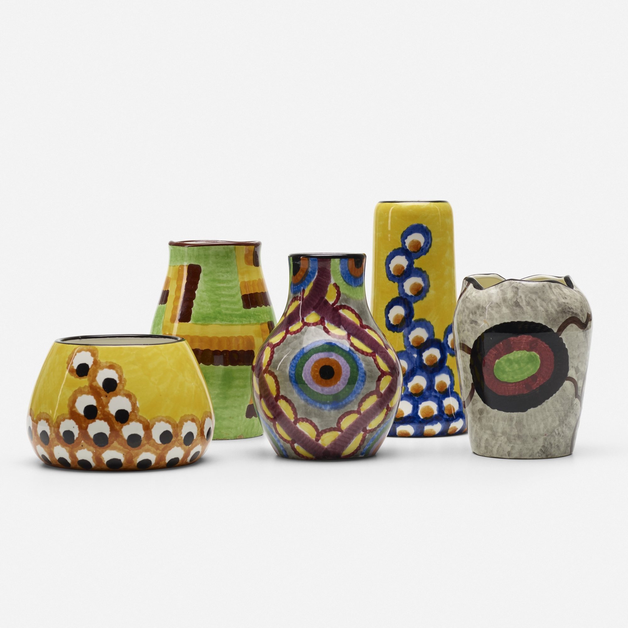 Eva Zeisel | collection of five vessels | MutualArt