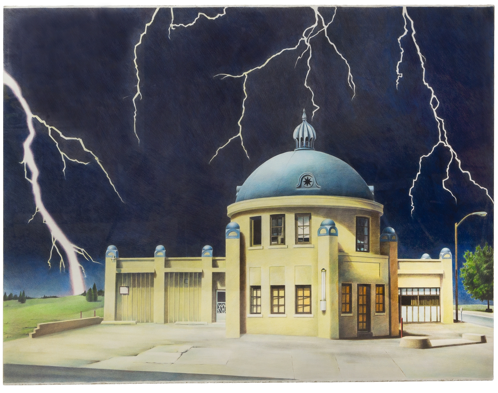 Marilyn Murphy | Blue Dome (1986) | MutualArt