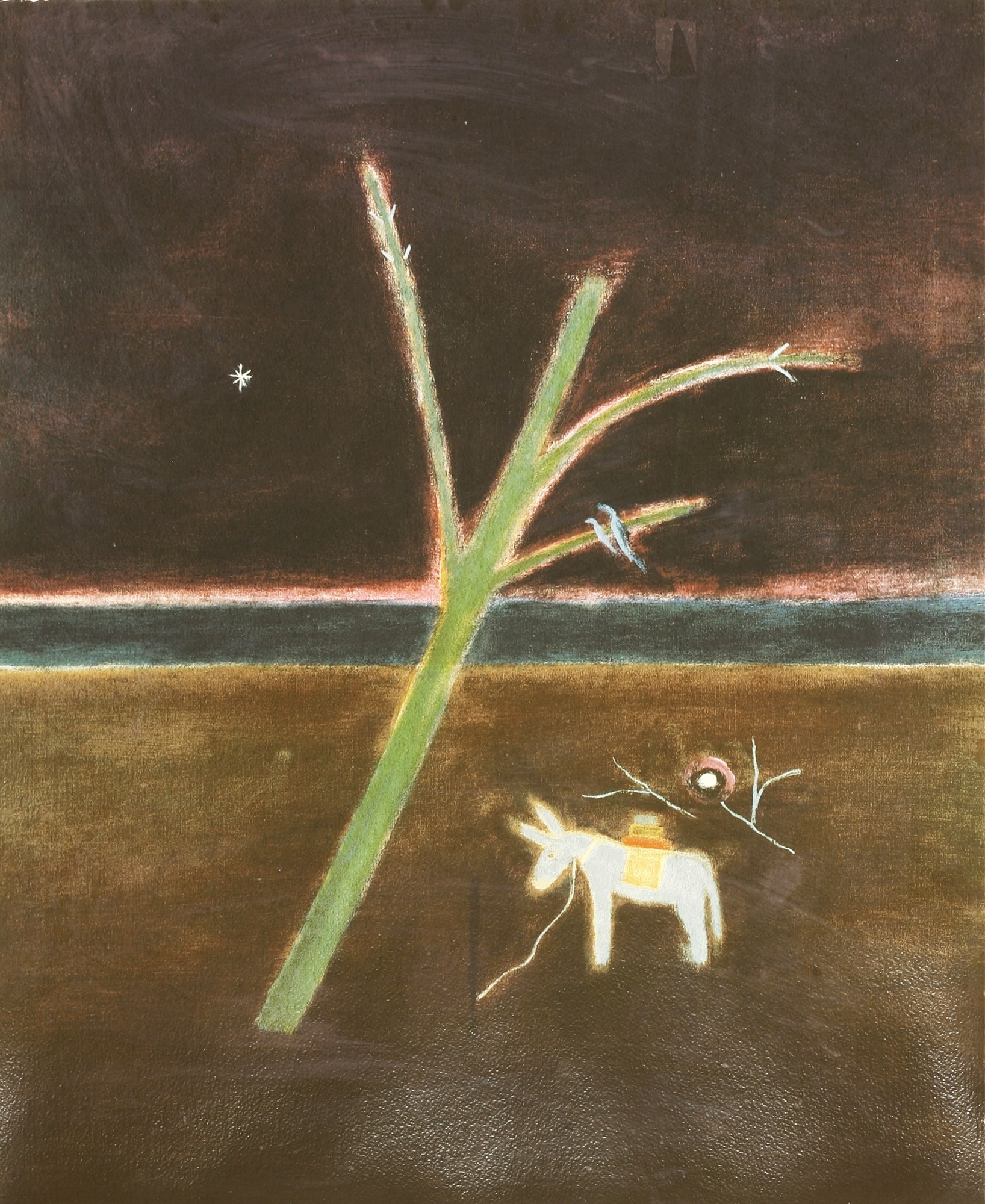 Craigie Aitchison | DONKEY (2003) | MutualArt