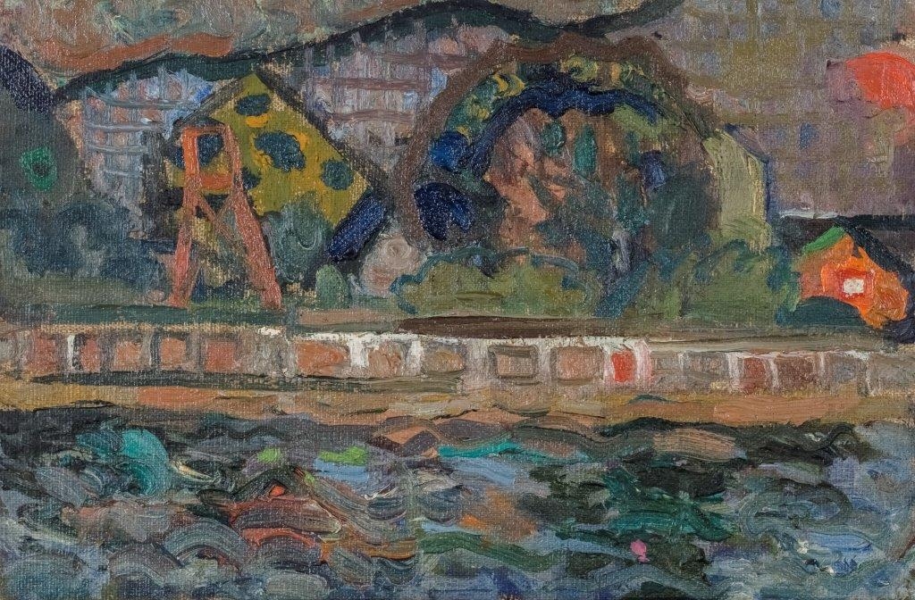 Jerzy Panek | Pejzaż (1946) | MutualArt