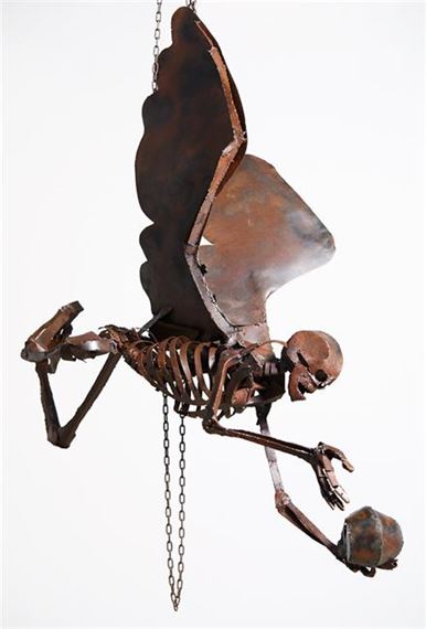 Twiss Greer | Winged Skeleton | MutualArt