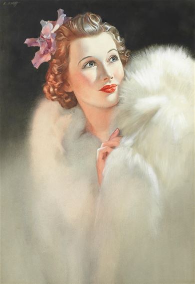 Edwin Byatt | Portrait of a lady | MutualArt