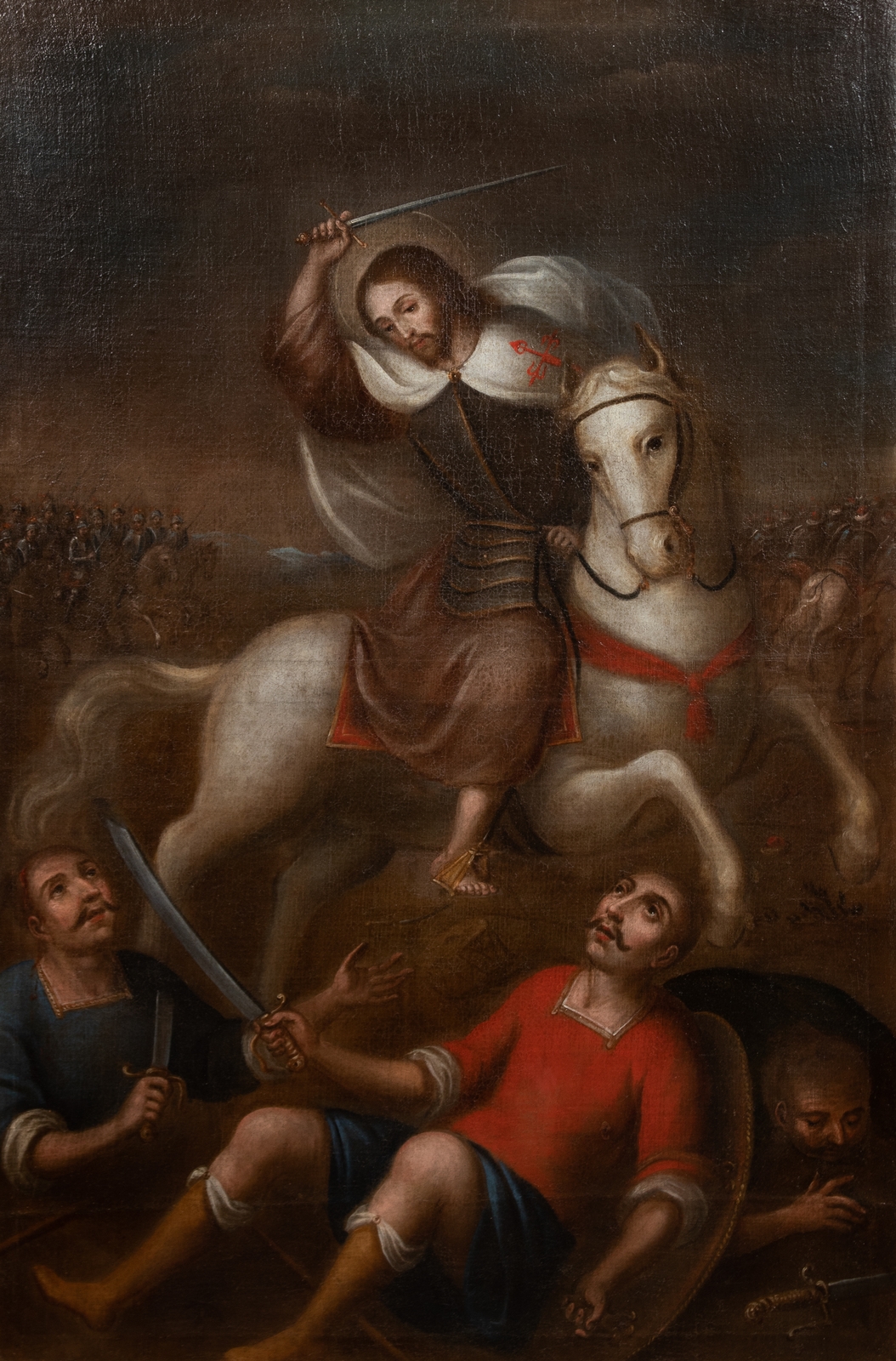 Spanish Colonial School, 18th Century | Saint Narcissus of Jerusalem ...