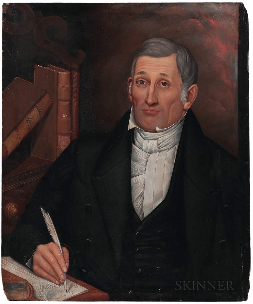 Milton W. Hopkins | Portrait of David Brunson | MutualArt