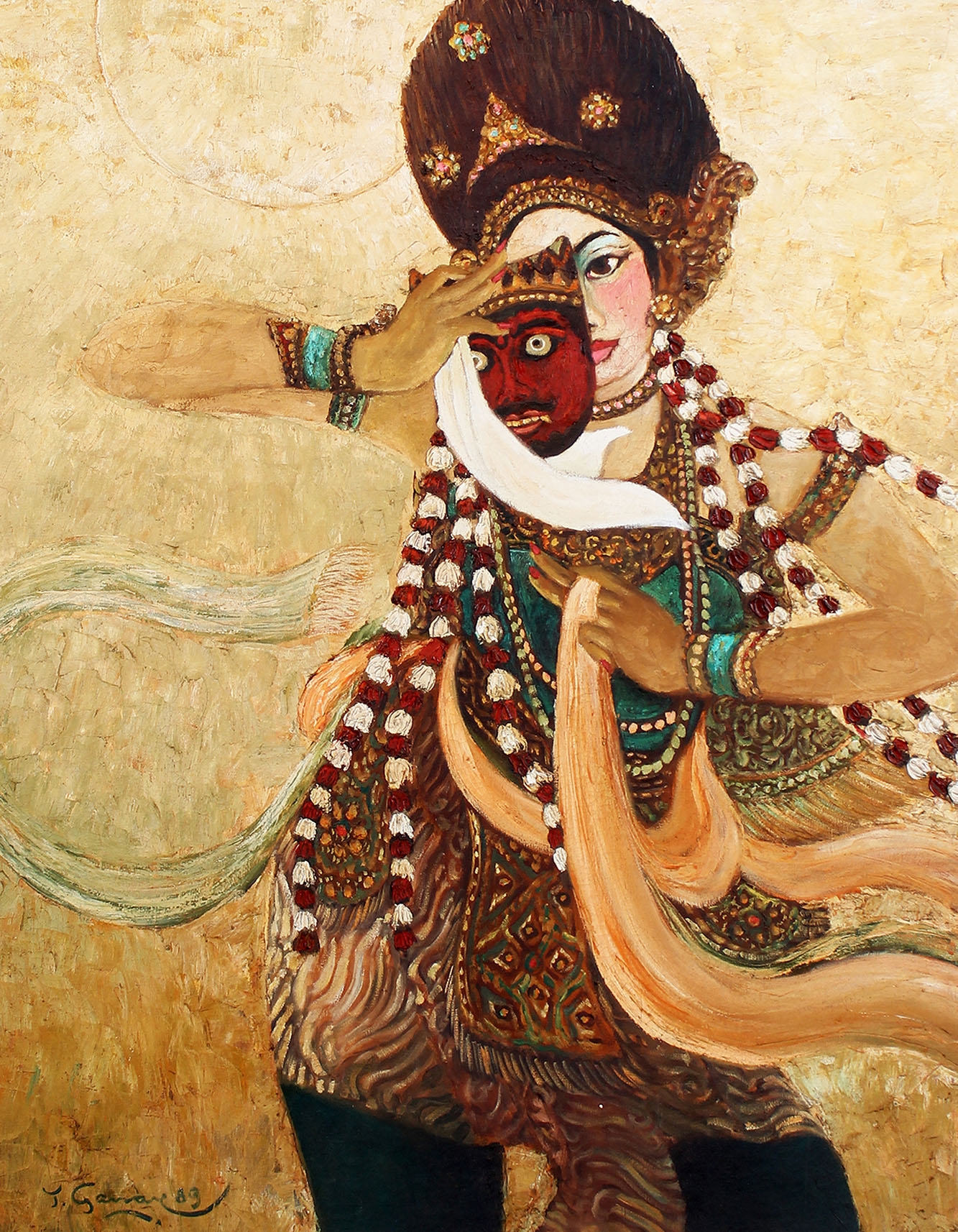 Tatang Ganar | Penari Topeng (1989) | MutualArt