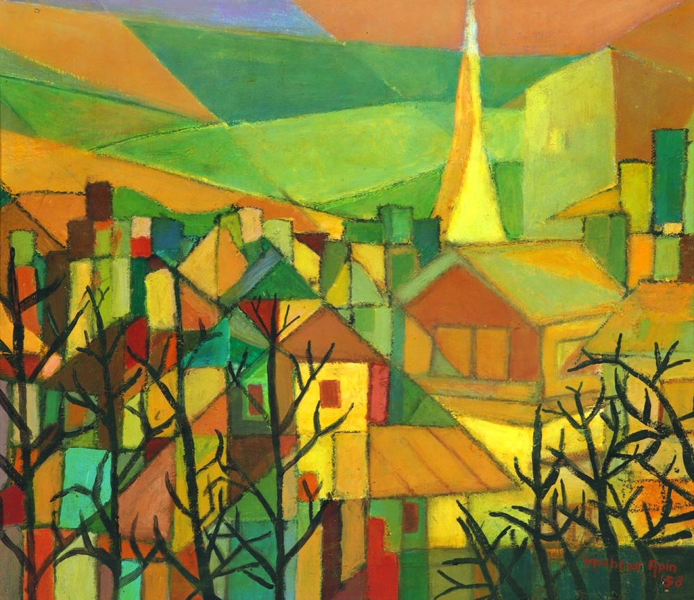 Mochtar Apin | Pemandangan Kota (1958) | MutualArt