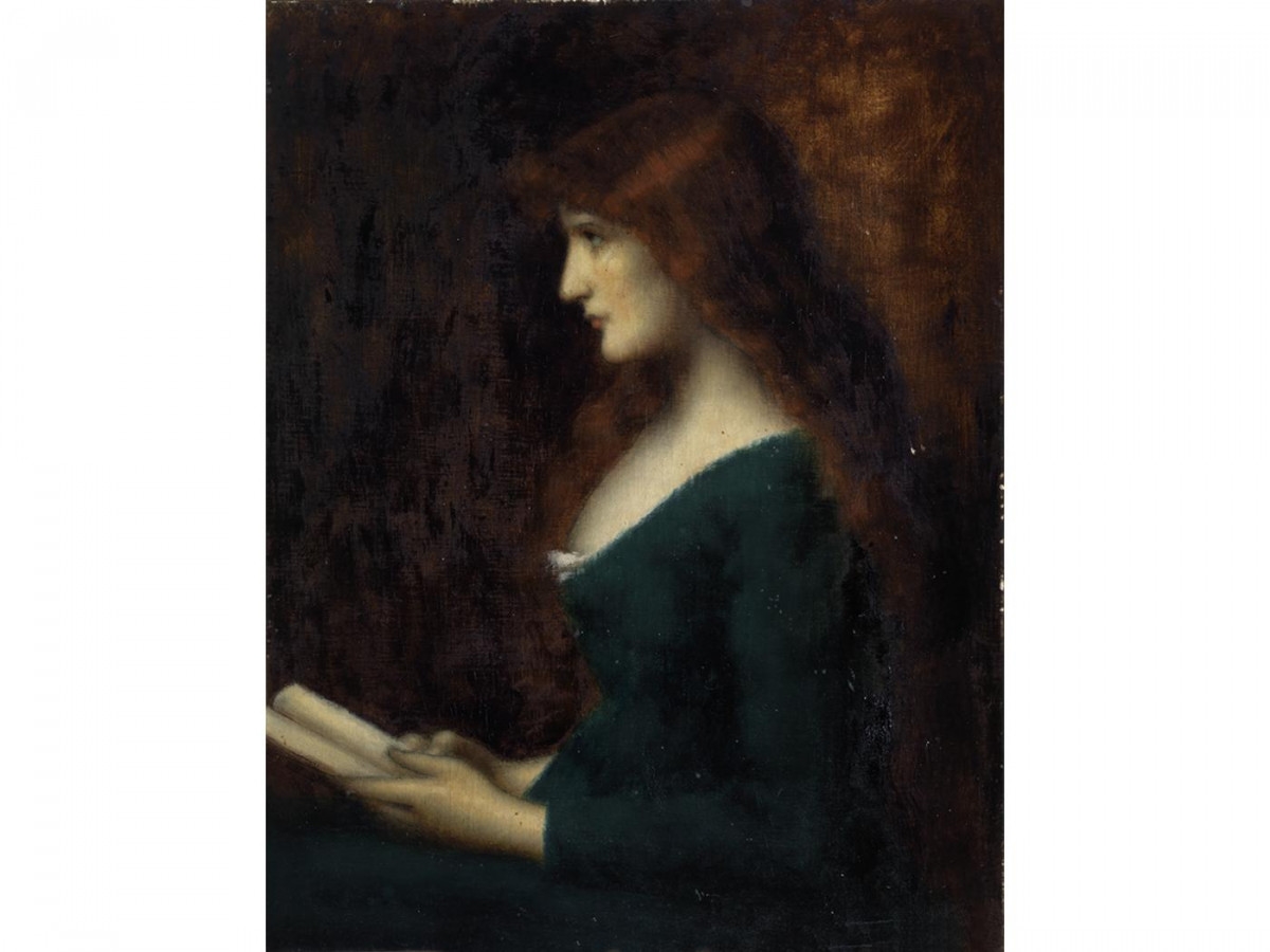 Jean-Jacques Henner | Rêve ou la nymphe endormie (1896 - 1900) | MutualArt
