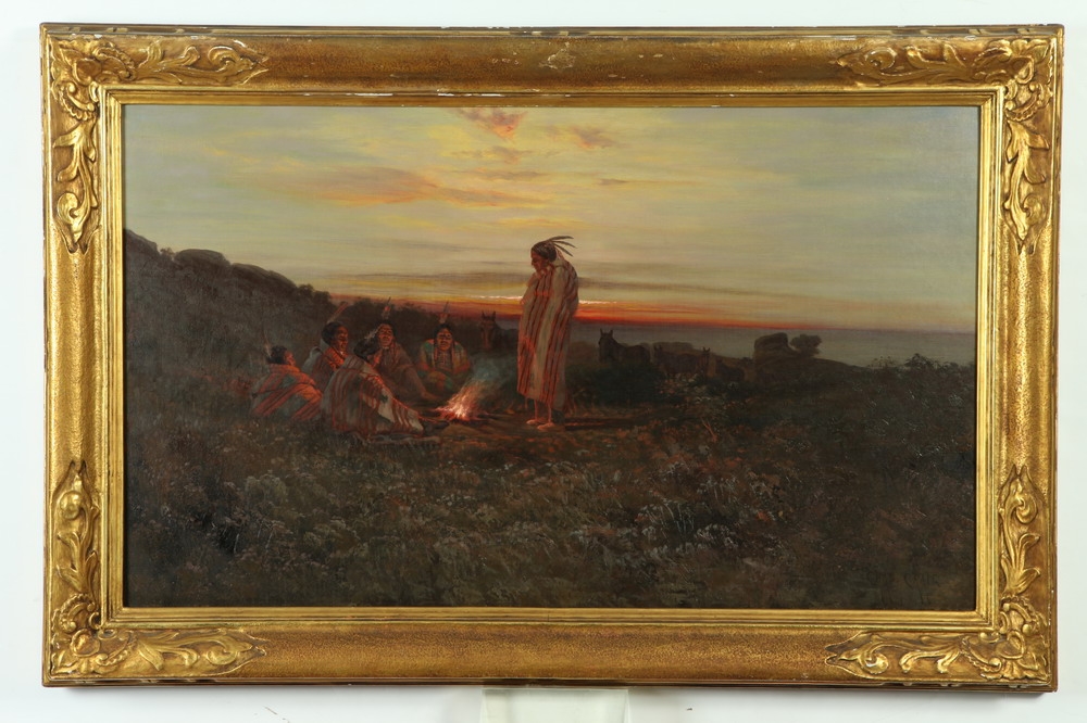 Charles Craig | Indian on Horseback | MutualArt