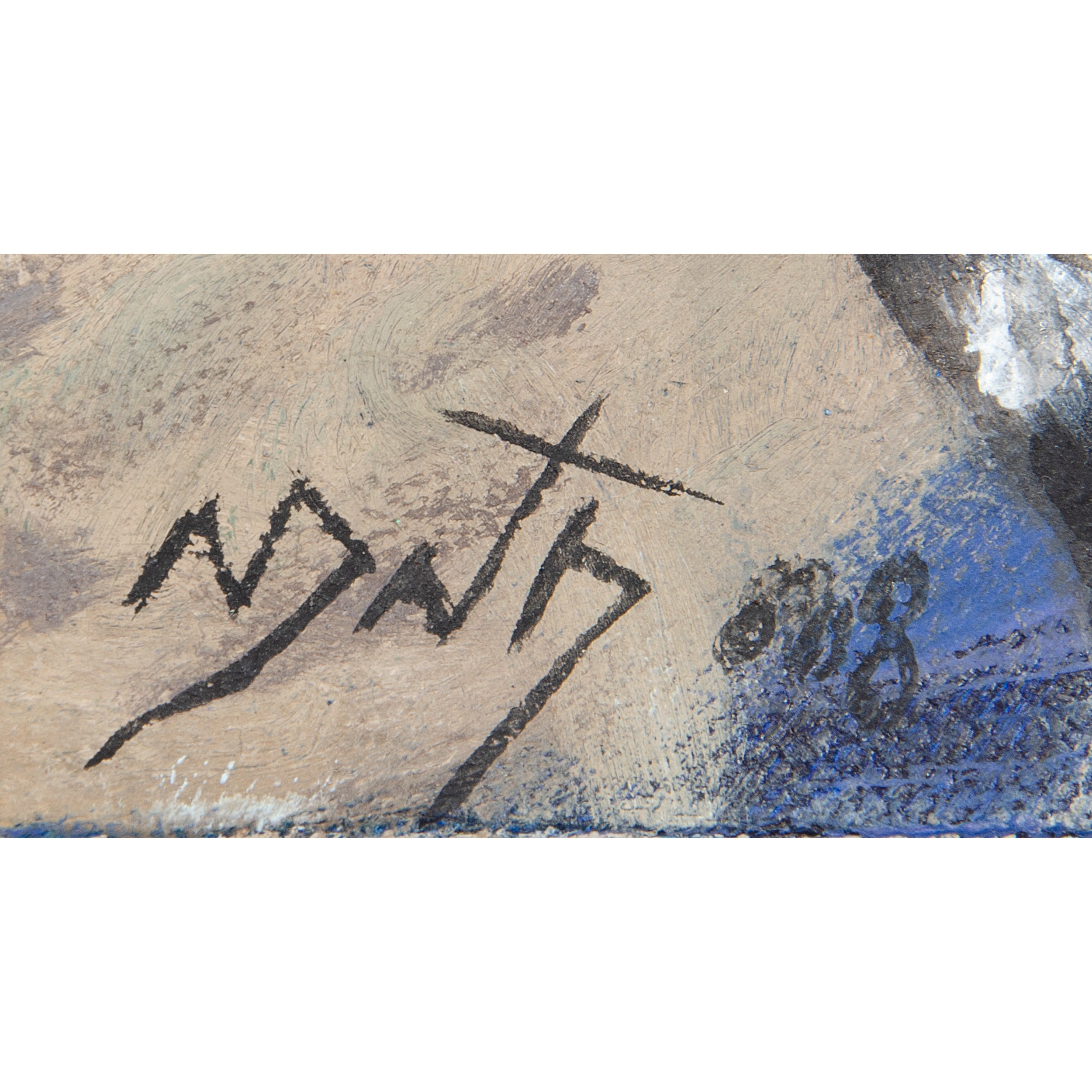 Neil David | untitled, of Chaveyo emerging from a Kiva (2008) | MutualArt