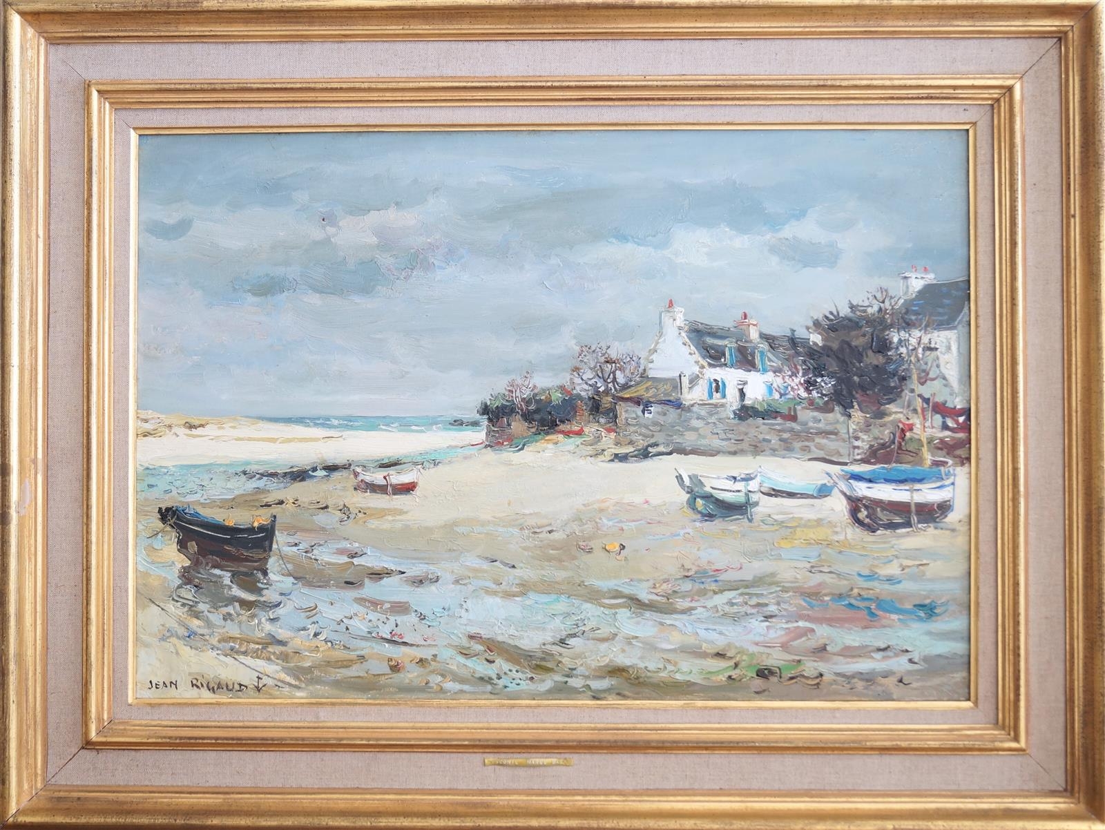 Jean Rigaud | Lesconil à marée basse (1966) | MutualArt
