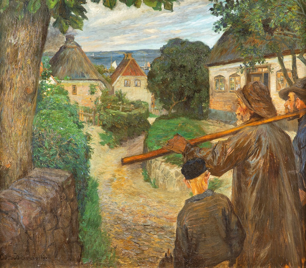 Ferdinand Dorsch | Fischer in Ekensund (1901) | MutualArt