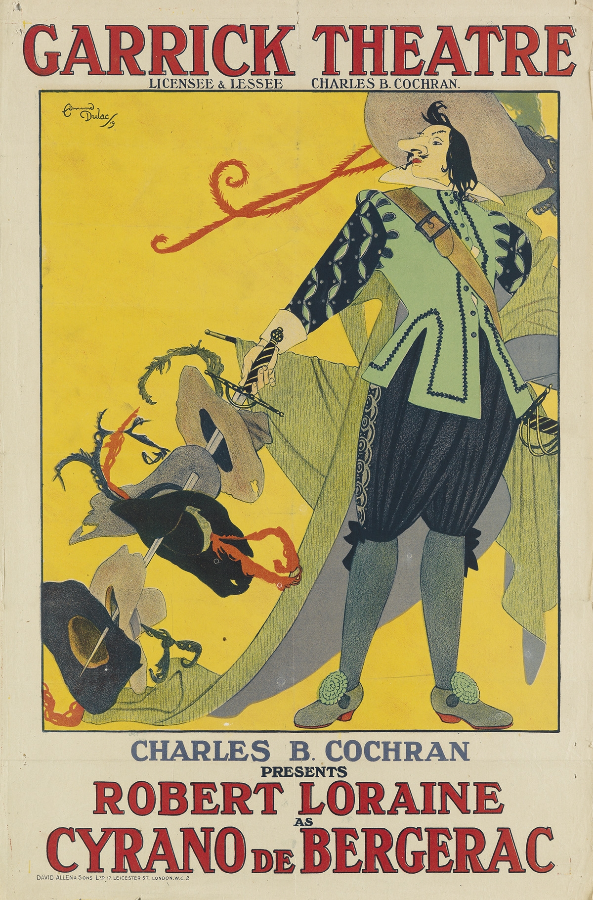 Edmund Dulac | GARRICK THEATRE / CYRANO DE BERGERAC. 1919. | MutualArt