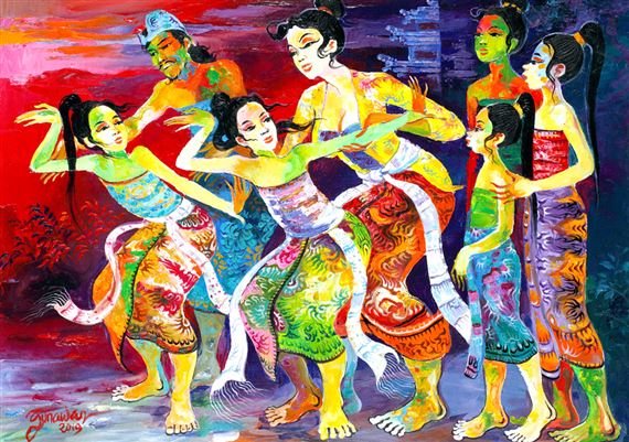 Gunawan Bagea | Belajar Nari (2019) | MutualArt