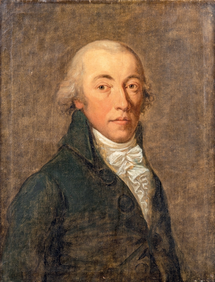 Jacques-Louis David | Portrait of a young woman in a white dress under ...