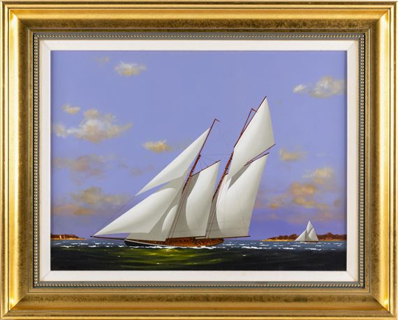 Vern Broe | Yachting off the coast | MutualArt