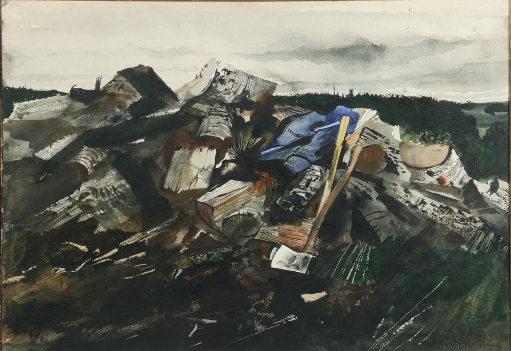 Andrew Wyeth | Chester County Farm (1947) | MutualArt