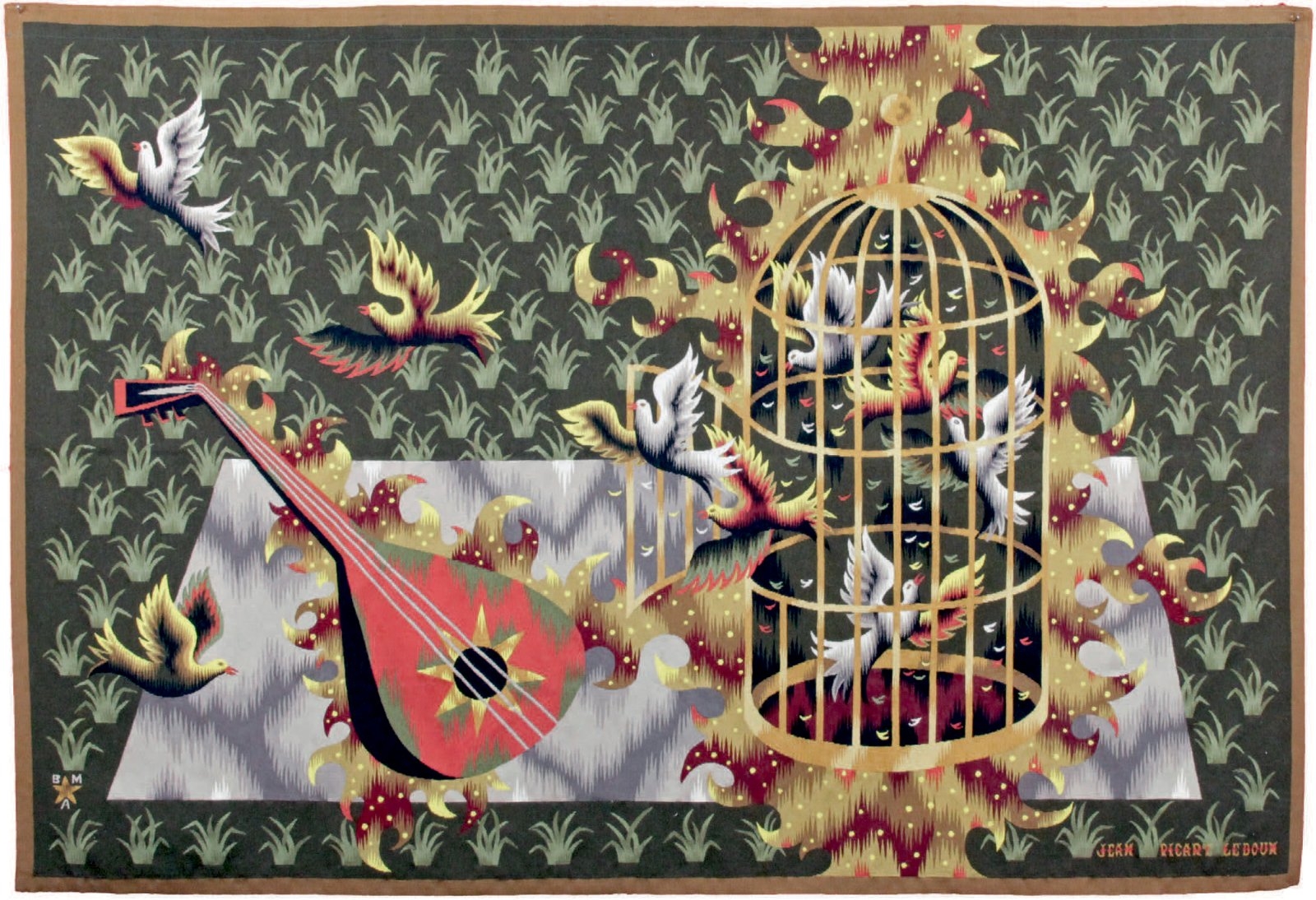 Jean Picart le Doux | Le Luth et Les Colombes | MutualArt