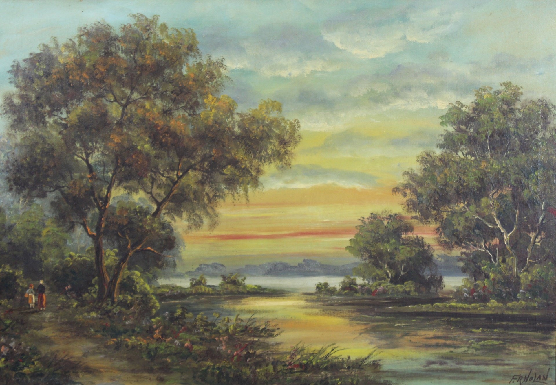 F.R. Nolan | River Landscape | MutualArt