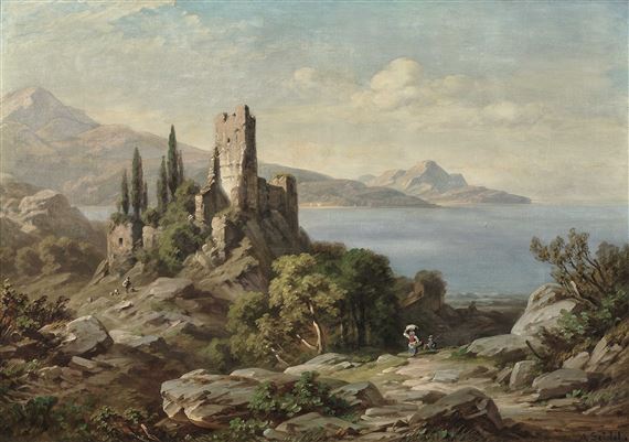 August Seidel | South French coastal landscape | MutualArt