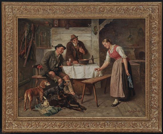 Adolf Eberle | Defending the Prey | MutualArt