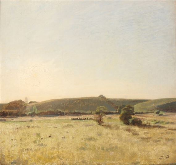 Julius Paulsen | Sunlight over a landscape | MutualArt