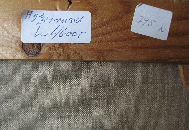 Aage Strand | Coastal scenery with dunes | MutualArt