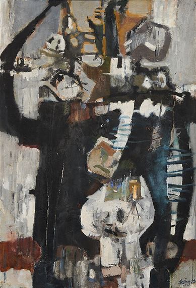 Leonard Hessing | The Puppet Mining Myth (1959) | MutualArt