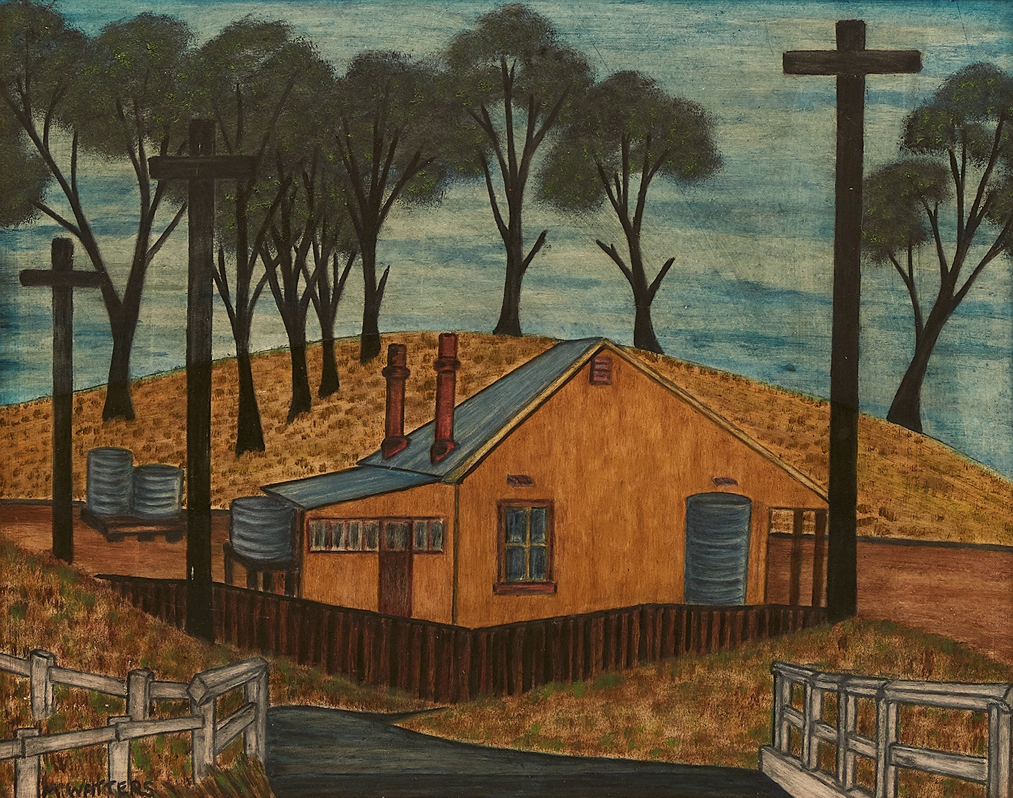 Max Watters | Railway House Grass Tree (Circa 1960) | MutualArt