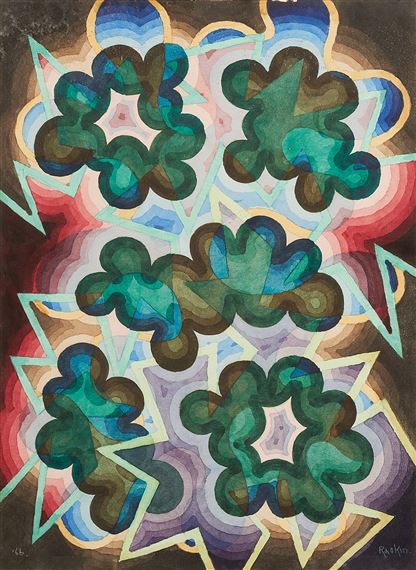 Weaver Hawkins | Spontaneous Design / The Explosion (1966) | MutualArt