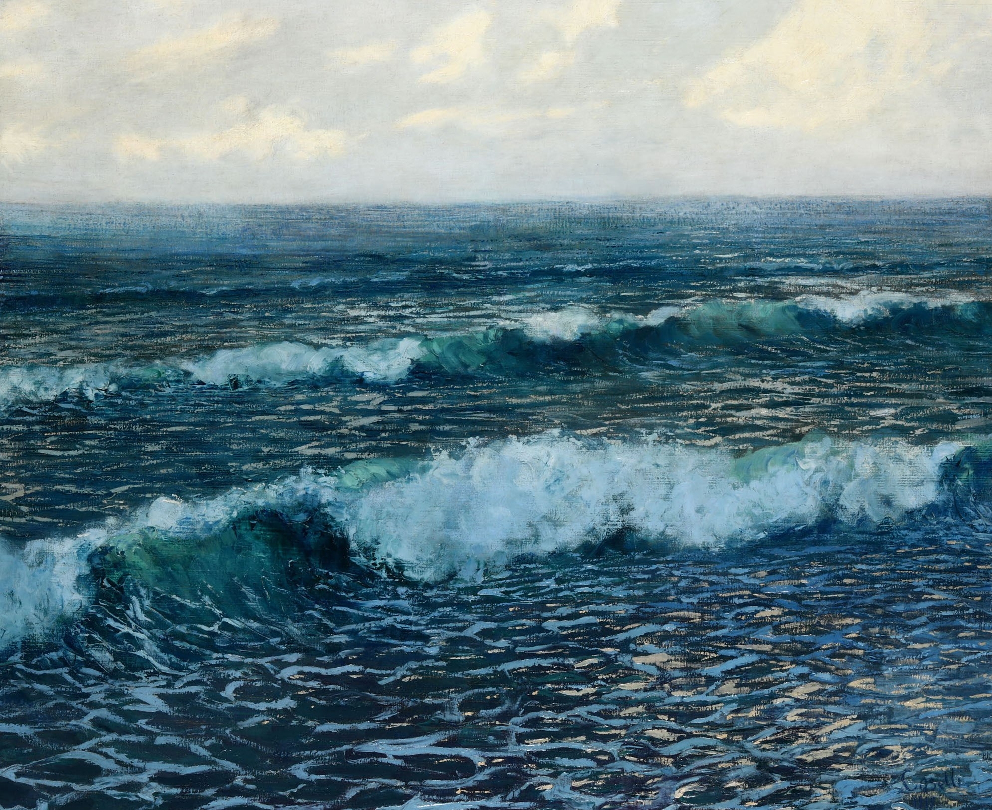 Giuseppe Caselli | Marina (1919) | MutualArt