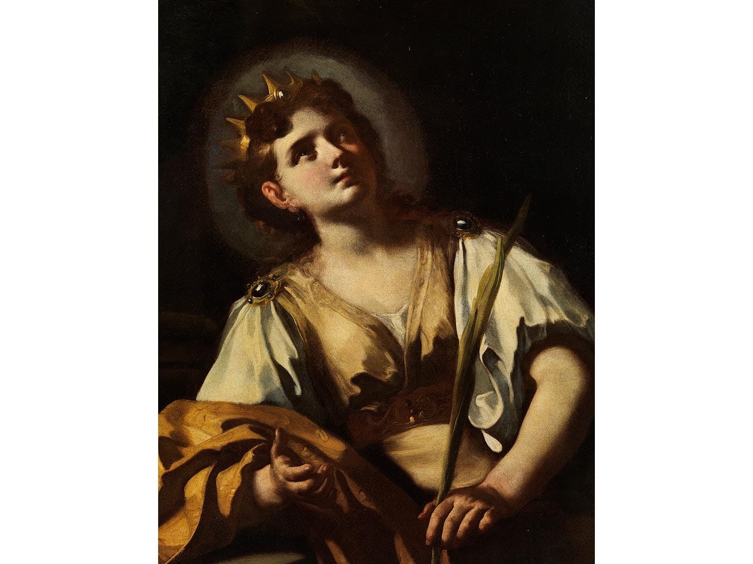 Francesco Solimena | Portrait of Saint Catherine of Alexandria | MutualArt