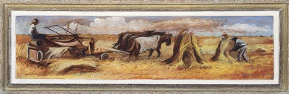 Joe Jones | Study for the 905 Liquor Stores Mural, Wheat Farmers (Circa ...