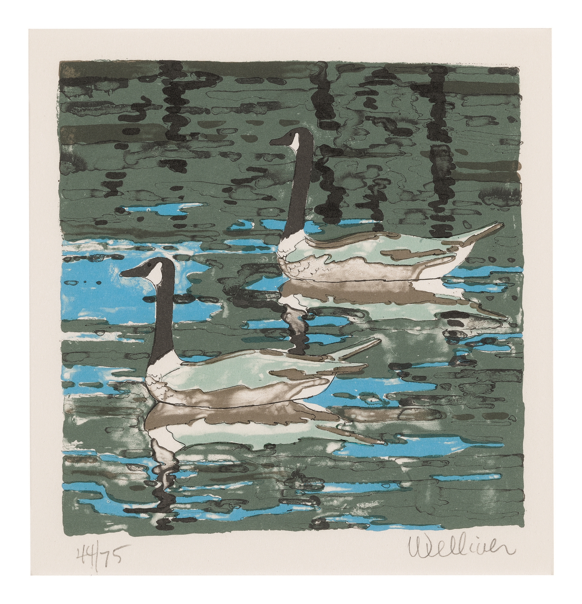 Neil Welliver | CANADA GEESE | MutualArt