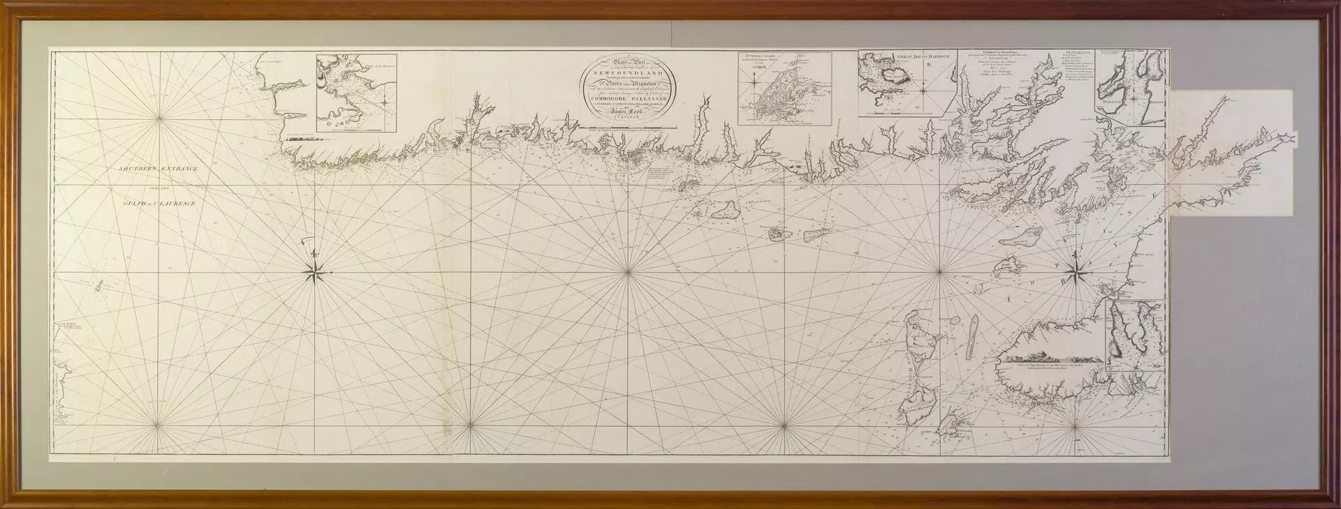 James Cook | A CHART OF PART OF THE SOUTH COAST OF NEWFOUNDLAND ...