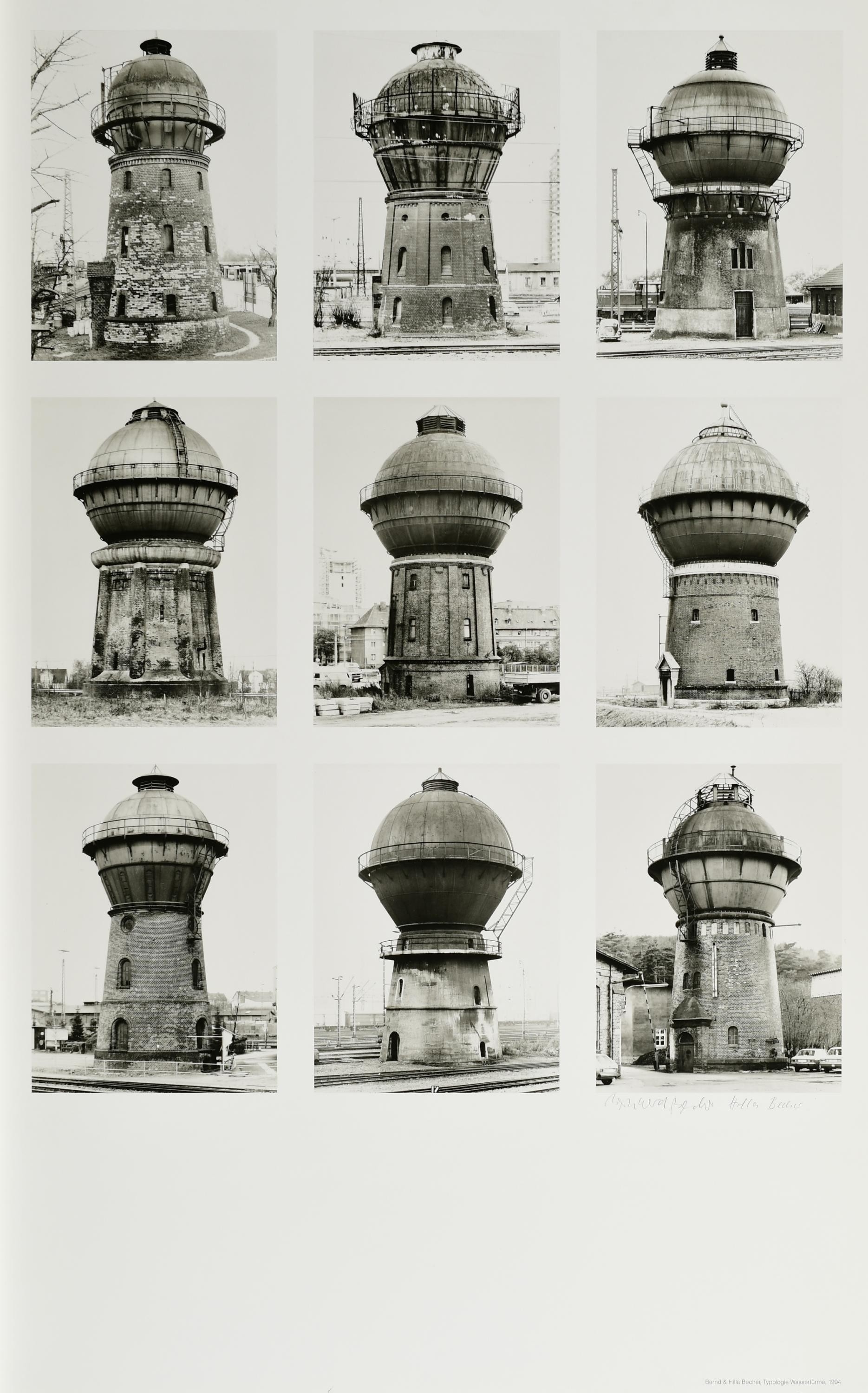 Bernd & Hilla Becher | Typology Water Towers (1994) | MutualArt