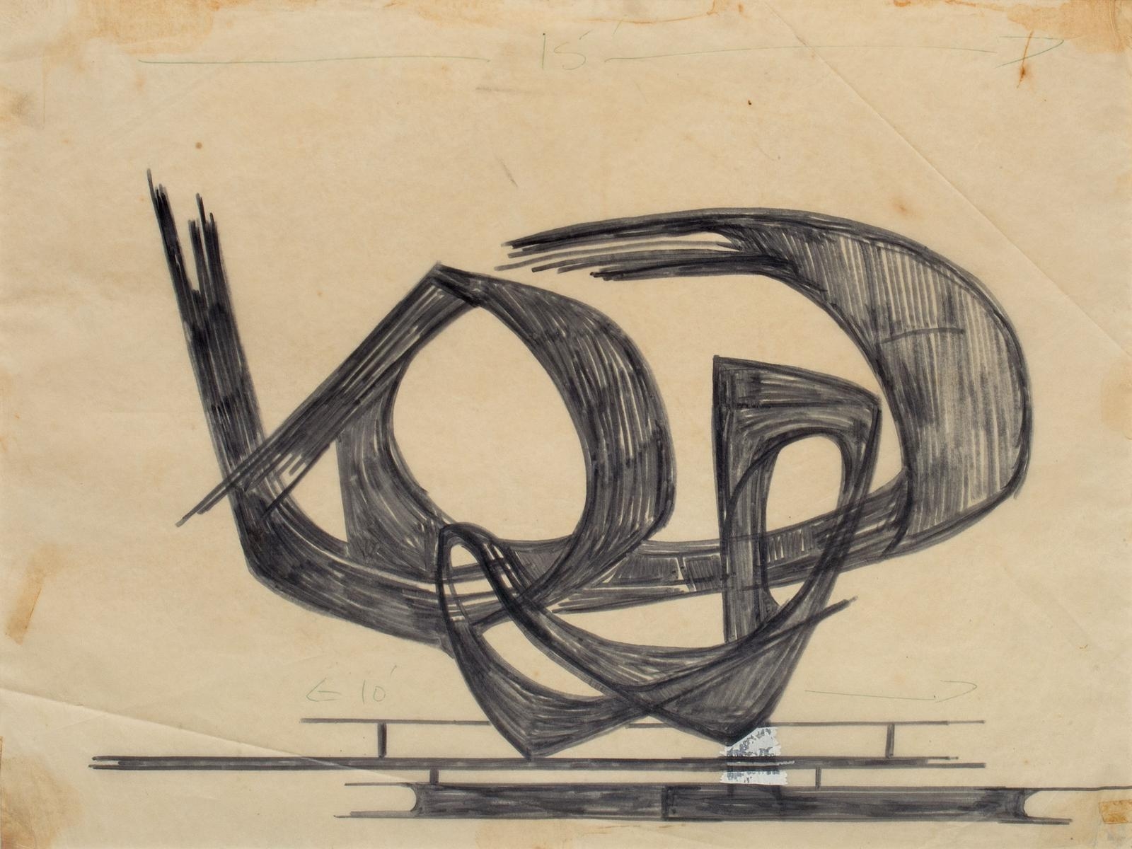 Pilloo Pochkhanawala | 2 Works: Untitled Drawings (1970s) | MutualArt