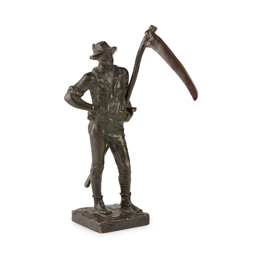Sir William Hamo Thornycroft | A bronze maquette of The Mower (1884) | MutualArt