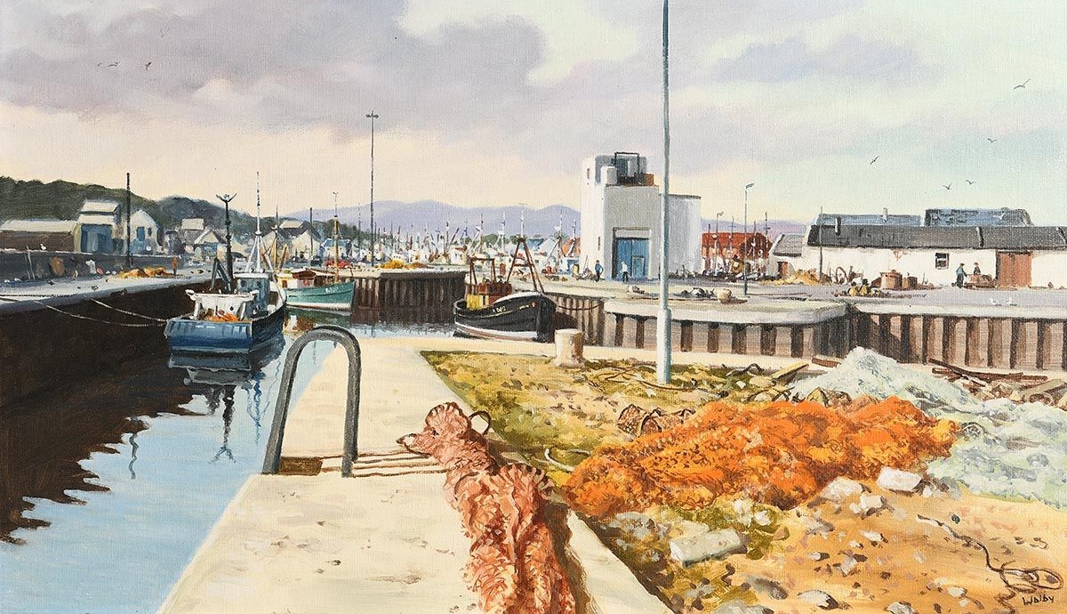 Gerald Walby | Kilkeel Harbour | MutualArt