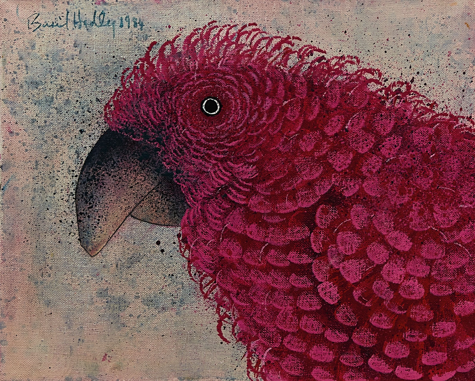 Basil Hadley | Red Parrot (1984) | MutualArt