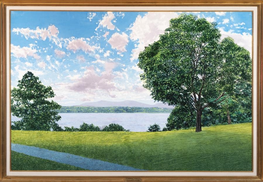 Arthur Cady | The Hudson at Tivoli, | MutualArt