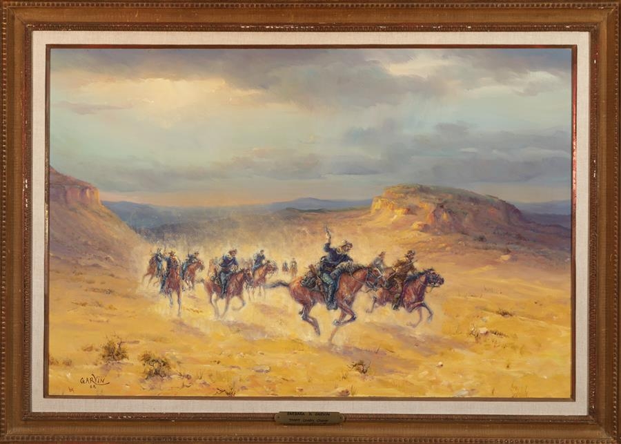 Barbara Ruth Garvin | Desert Cavalry Charge | MutualArt