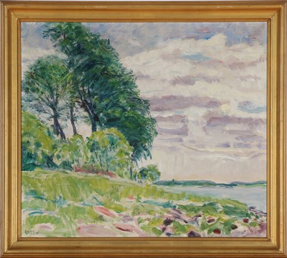 Sigurd Swane | View towards the fjord (1942) | MutualArt