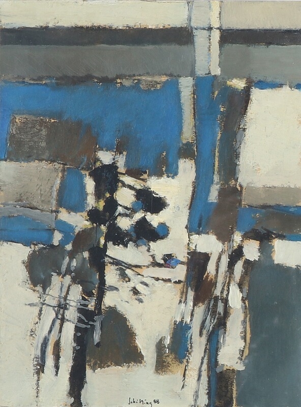 Frede Schilling | 2 Works: “Komposition over Snelandskab I og II ...